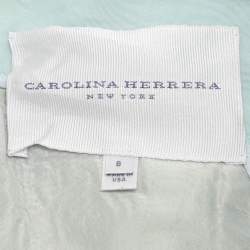 Carolina Herrera Light Blue Crepe Maxi Dress M Carolina Herrera | TLC