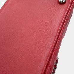 Chanel Chain Tote Bag With Coco Mark Chevron And Lambskin V-Stitch ...