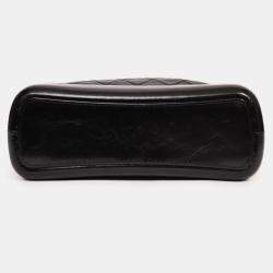 Chanel 2017/18 Black Aged Calfskin Medium Gabrielle Hobo Chanel | TLC