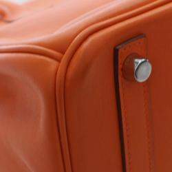 Hermes Orange Swift Birkin Retourne 30 Hermes | TLC UAE