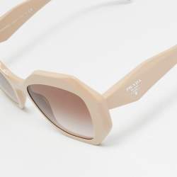 Prada Beige/Brown Gradient SPR 16W Geometric Sunglasses Prada | TLC US