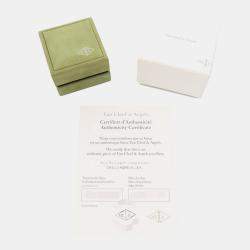 Van Cleef & Arpels Socrates Flower 18K White Gold and Diamond Pendant ...