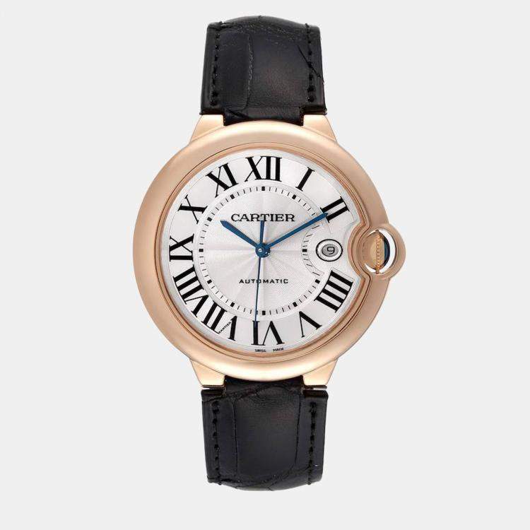 Cartier Ballon Bleu Rose Gold Automatic Mens Watch W6900651 42 mm ...