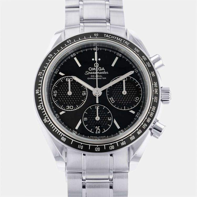 Omega Black Stainless Steel Speedmaster 326.30.40.50.01.001 Automatic ...
