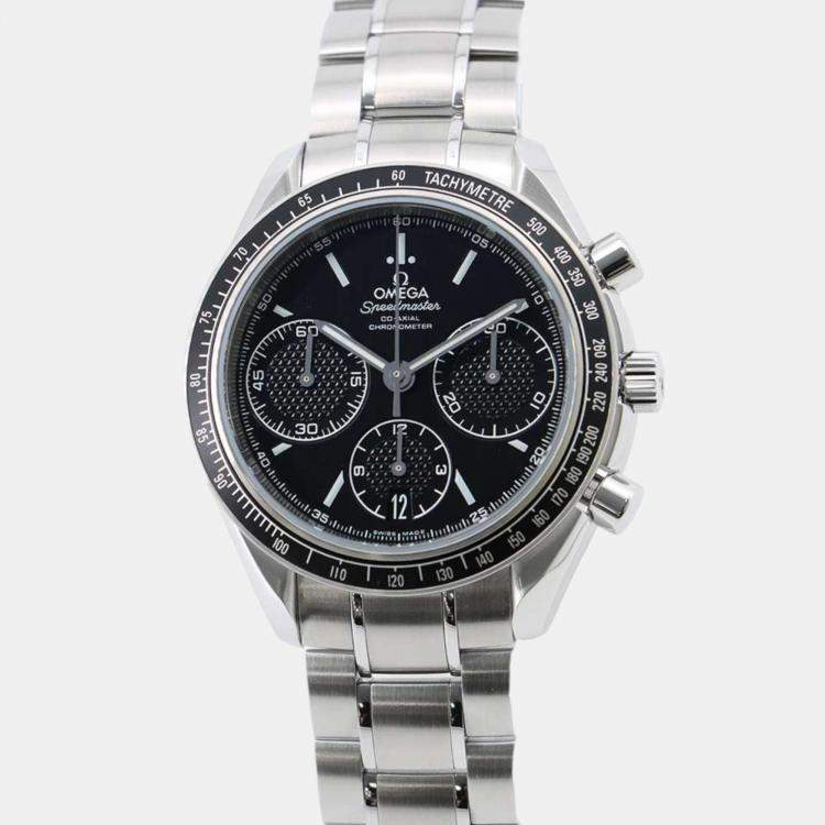 Omega Black Stainless Steel Speedmaster Racing 326.30.40.50.01.001 ...