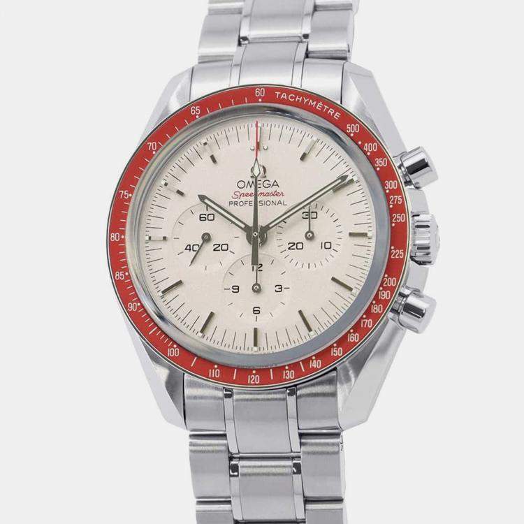 Omega Gray Dial Stainless Steel Speedmaster Anniversary Edition W42mm ...