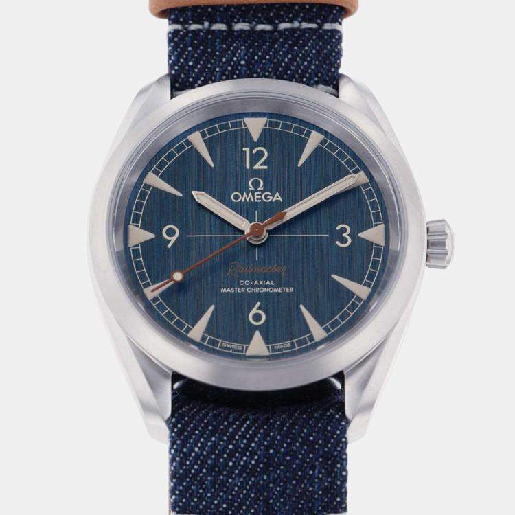 Omega Blue Stainless Steel Seamaster 220.12.40.20.03.001 Automatic Men ...