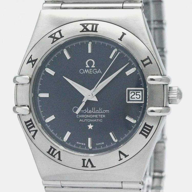 Omega Grey Stainless Steel Constellation 1502.40 Automatic Men's ...