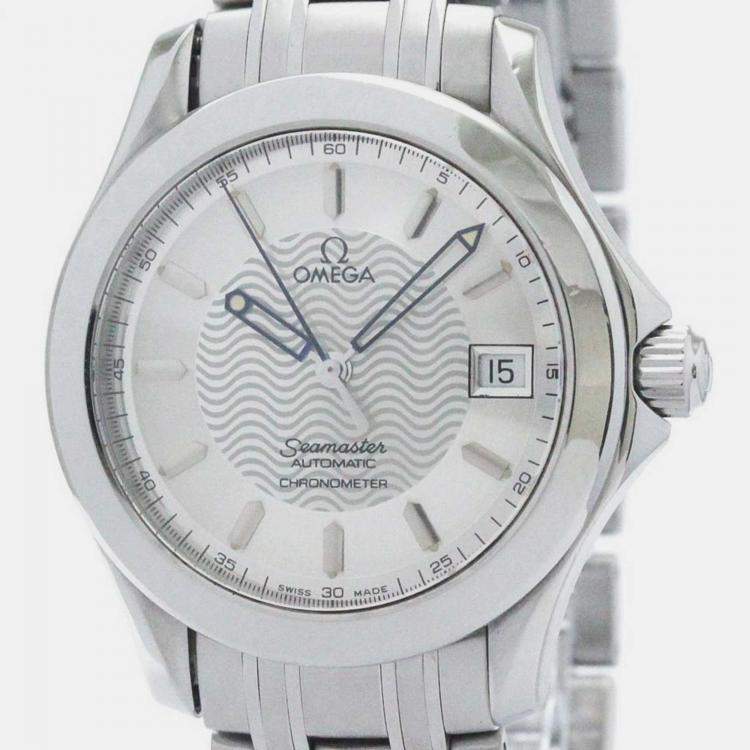 Omega Silver Stainless Steel Seamaster 2501.31 Automatic Men's ...