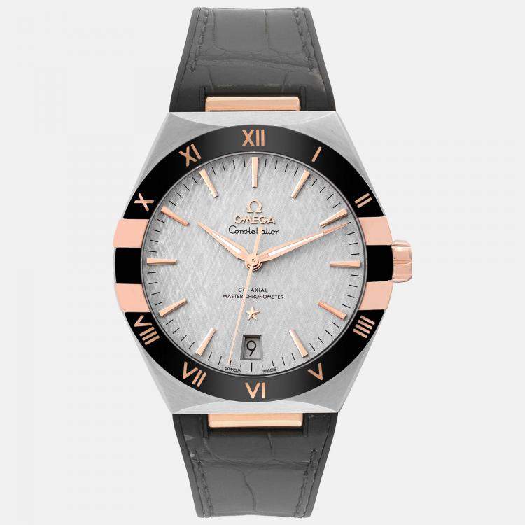 Omega Grey Stainless Steel Constellation Automatic Men's Wristwatch 41 ...