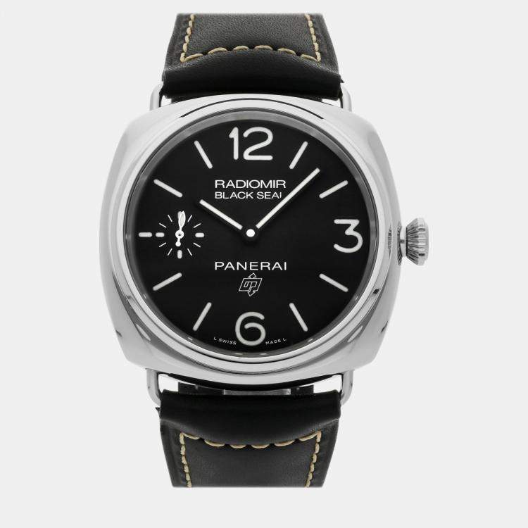 Panerai Black Stainless Steel Radiomir PAM00754 Manual Winding Men's ...