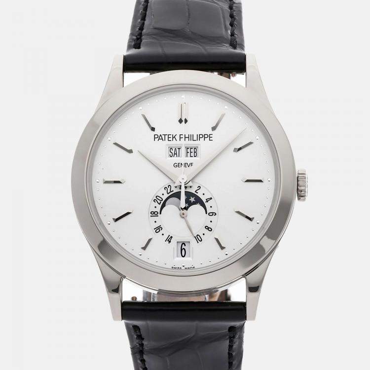 Pre-Owned Patek Philippe Complications Annual Calendar Moon Phases 38 ...