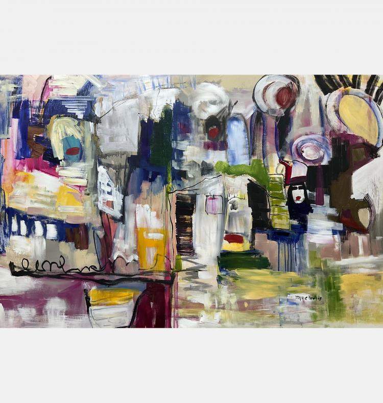 Les Annees Yay-Yay By Marie Manon Corbeil, Canada,2023 (96.52 X 147.32 ...