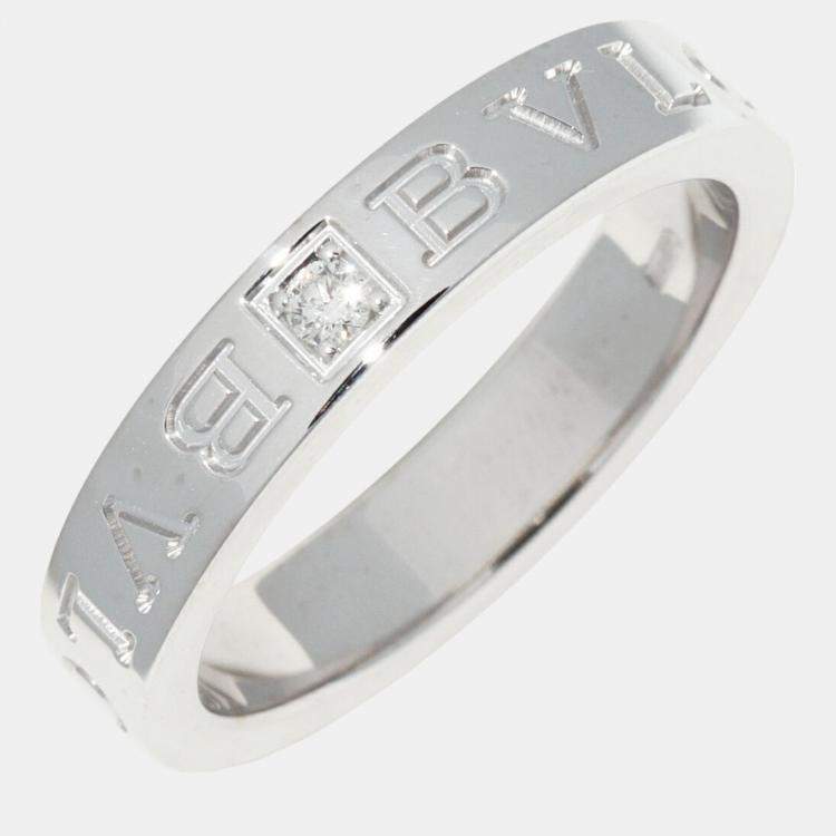 Bvlgari 18K White Gold Diamond Bvlgari Bvlgari Ring EU 56 Bvlgari | The ...