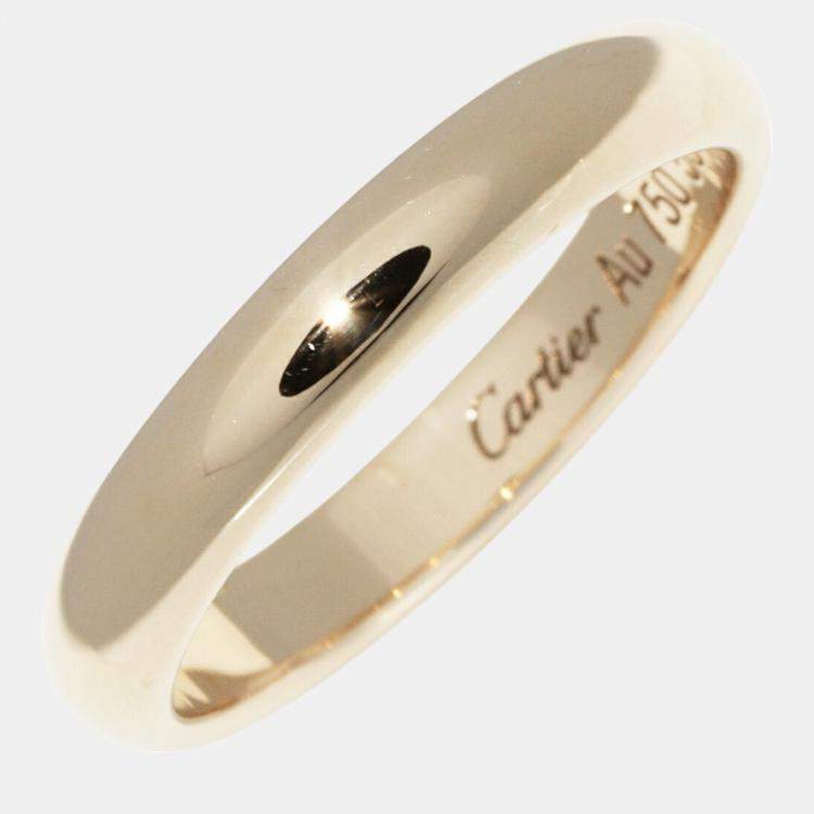 Cartier 18K Yellow Gold Classic Wedding Ring Cartier | The Luxury Closet