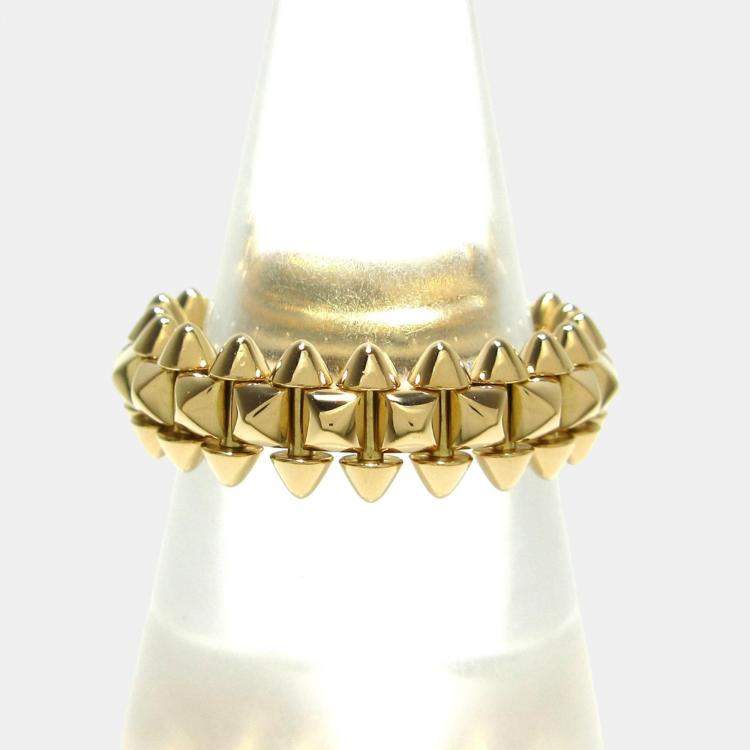 Cartier 18K Yellow Gold Clash Ring 51 Cartier | The Luxury Closet