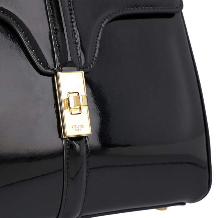 Celine Black Leather Small 16 Bag Celine | The Luxury Closet