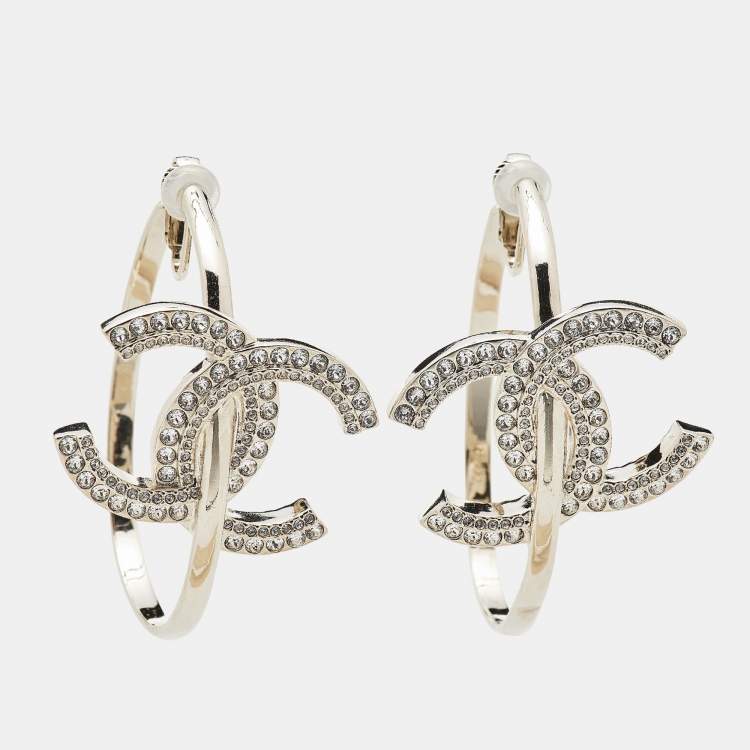 NEW Chanel Gold Crystal LOGO shoponline CC