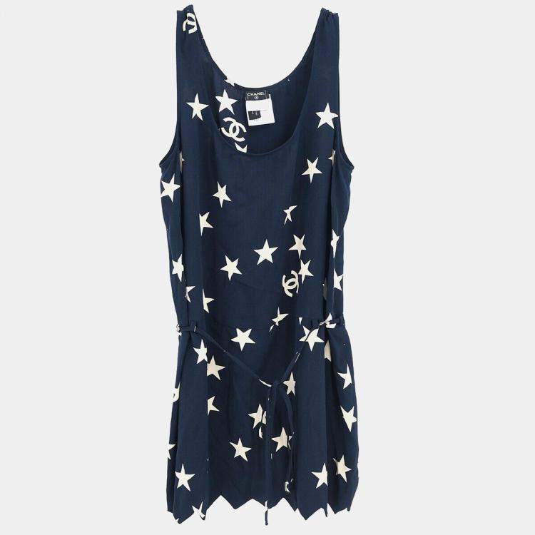 Chanel Navy Blue Star Dress Chanel | The Luxury Closet