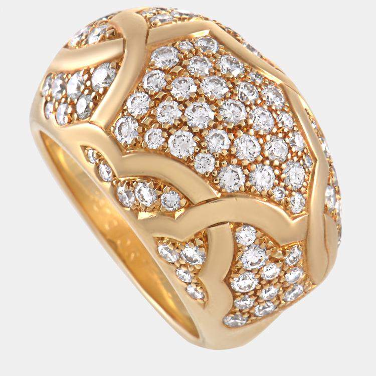 Chanel Camilla 18K Yellow Gold 1.75 ct Diamond Ring Chanel | The Luxury ...