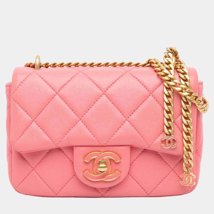 Chanel Pink Mini Lambskin Pending CC Flap Chanel | The Luxury Closet