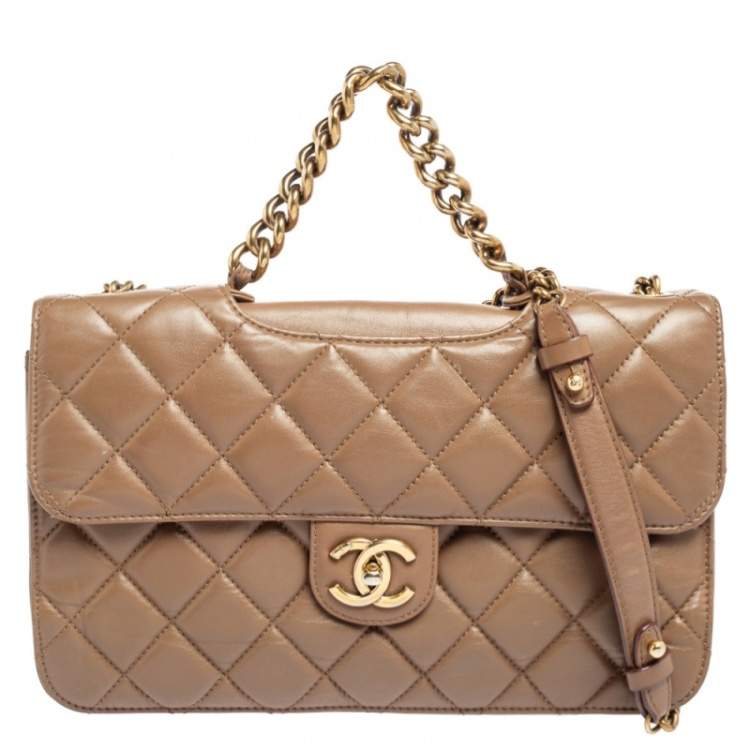 Chanel Brown Leather Large Perfect Edge Flap Bag Chanel | The Luxury Closet