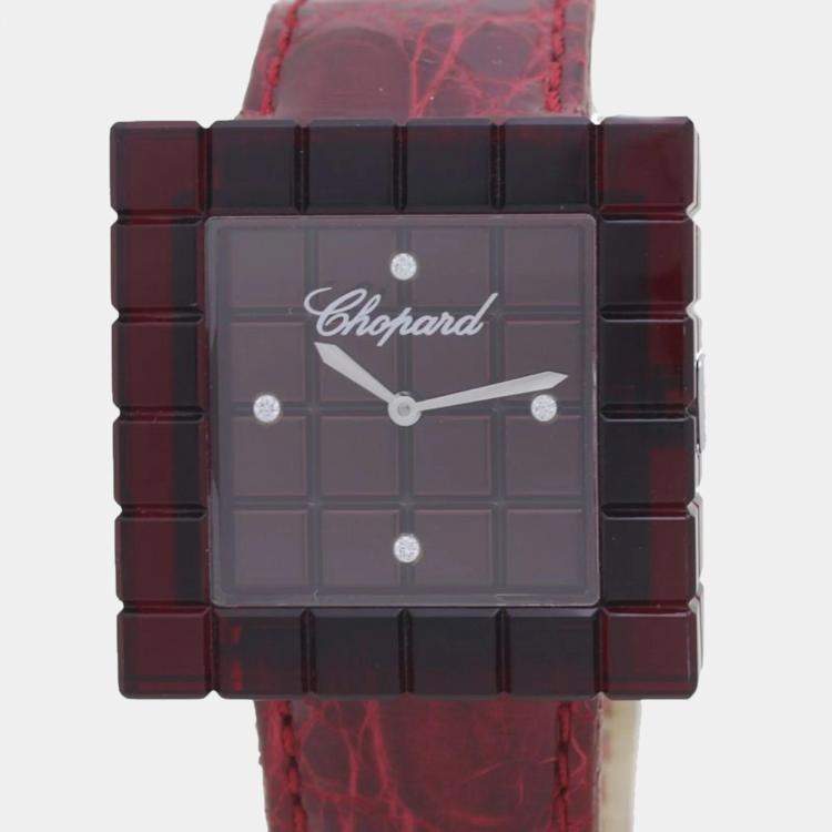 Chopard Red Diamond Ice Cube 12/7780 Women's Wristwatch 31 mm Chopard ...