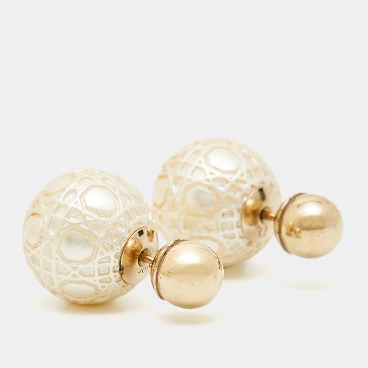 Dior cannage earrings store