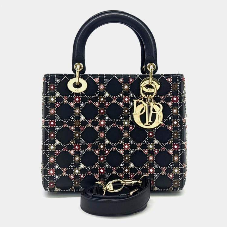 Dior Black Medium Lady Dior Tote Bag Dior | The Luxury Closet