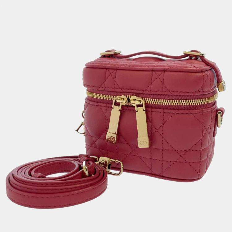 Dior Red Leather DiorTravel Vanity Case Dior | The Luxury Closet