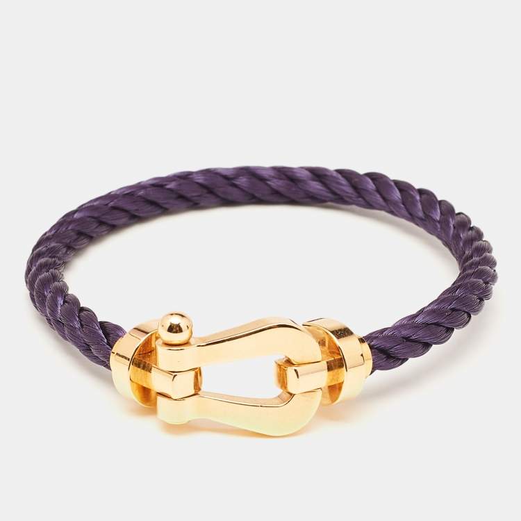 Fred Force 10 Cord 18k Yellow Gold Bracelet Fred | The Luxury Closet