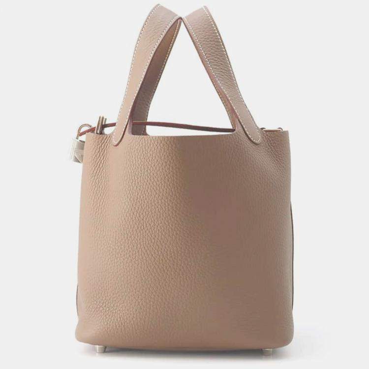 Hermes Picotin Lock Etoupe Taurillon Clemence Size Pm Hermes | The ...
