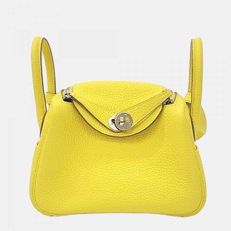 Hermes Leather Yellow Lindy 19 Bag Hermes | The Luxury Closet