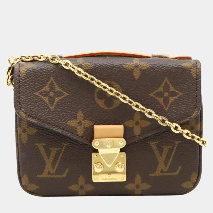 Louis Vuitton Monogram Micro Metis Chain Shoulder Bag Louis Vuitton ...
