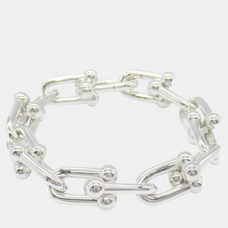 Tiffany & Co. Silver Hardware Link Bracelet Silver Metal Tiffany & Co. | The Luxury Closet