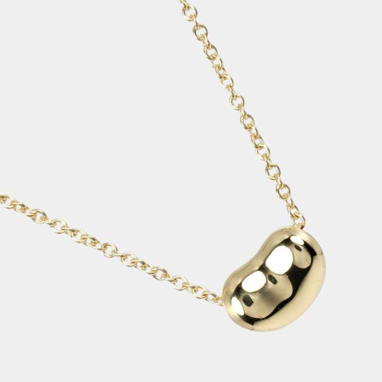 Tiffany & Co. 18K Yellow Gold Bean Necklace Tiffany & Co. | The Luxury ...