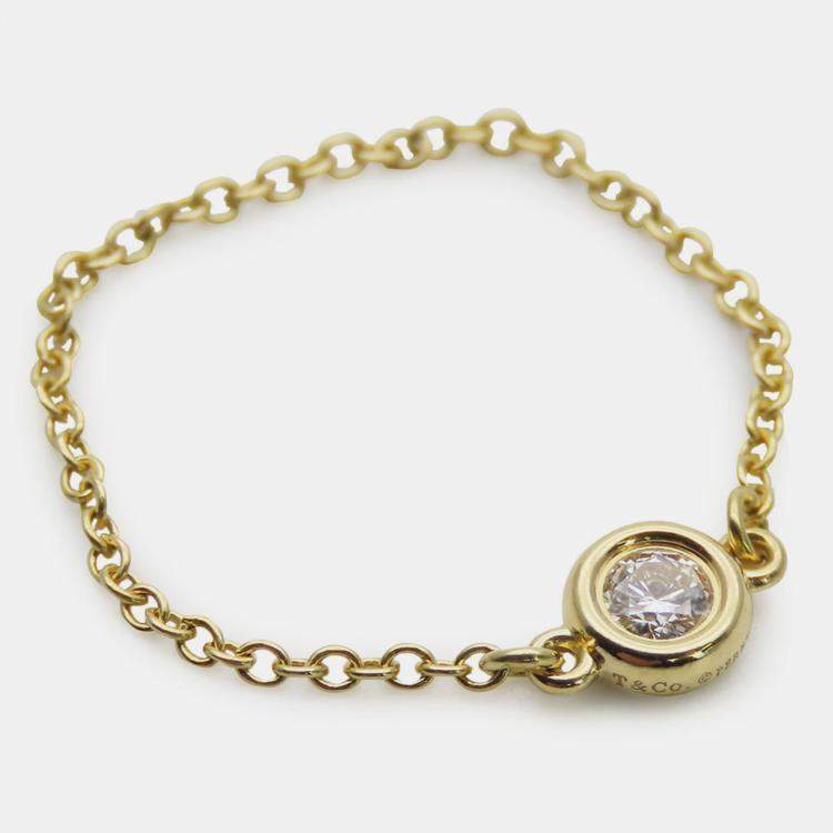 Tiffany & Co. 18K Yellow Gold and Diamond Elsa Peretti Diamonds by the ...