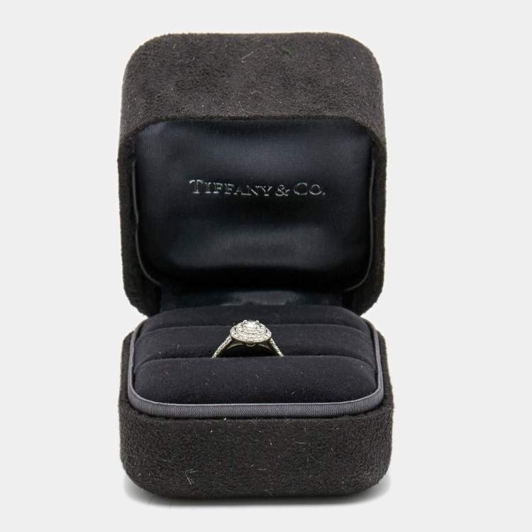 Tiffany & Co. Soleste Diamonds Platinum Ring Size 49 Tiffany & Co ...