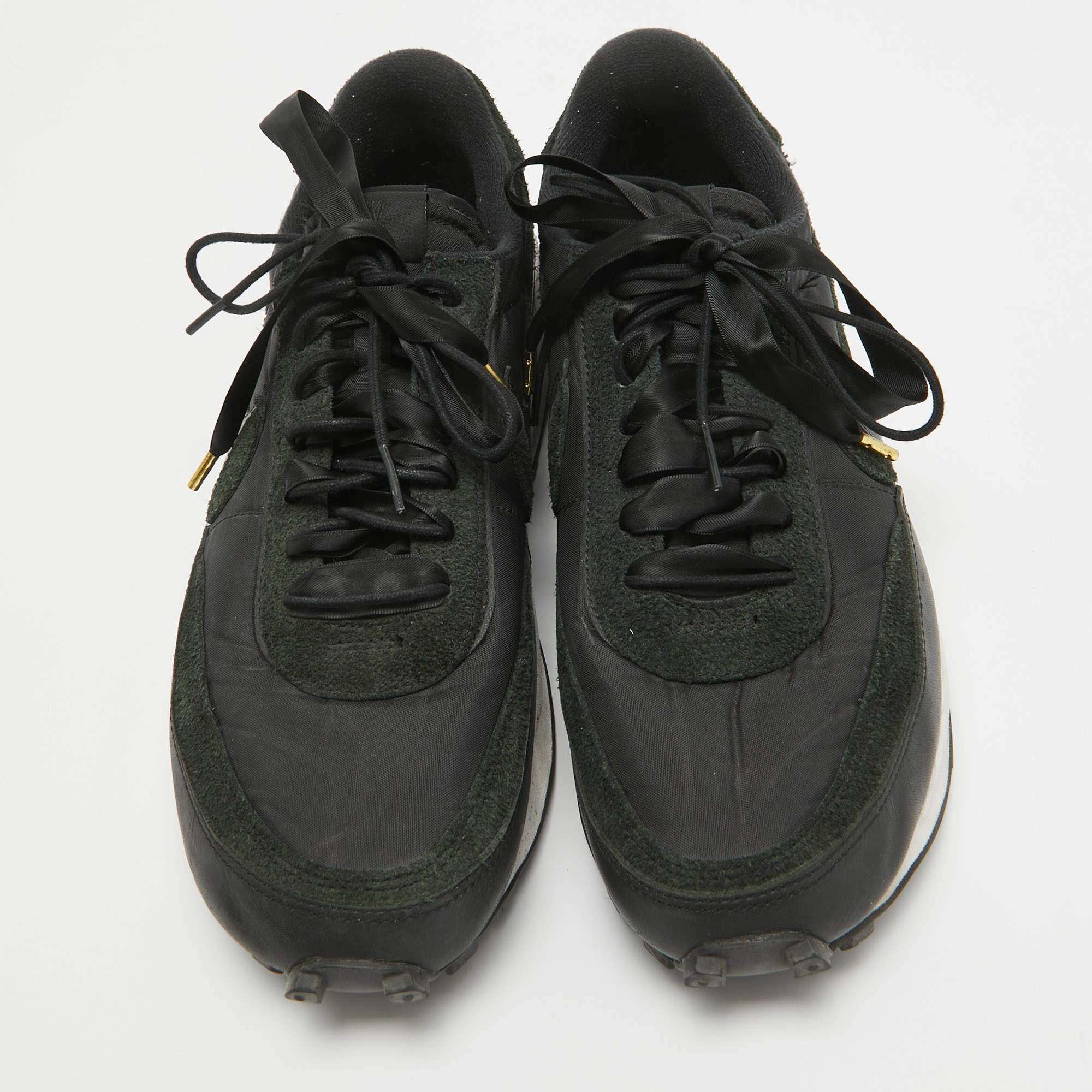 Nike x Sacai Black/Grey Suede and Nylon LD Waffle Sneakers Nike x Sacai Black/Grey Suede and Nylon LD Waffle Sneakers