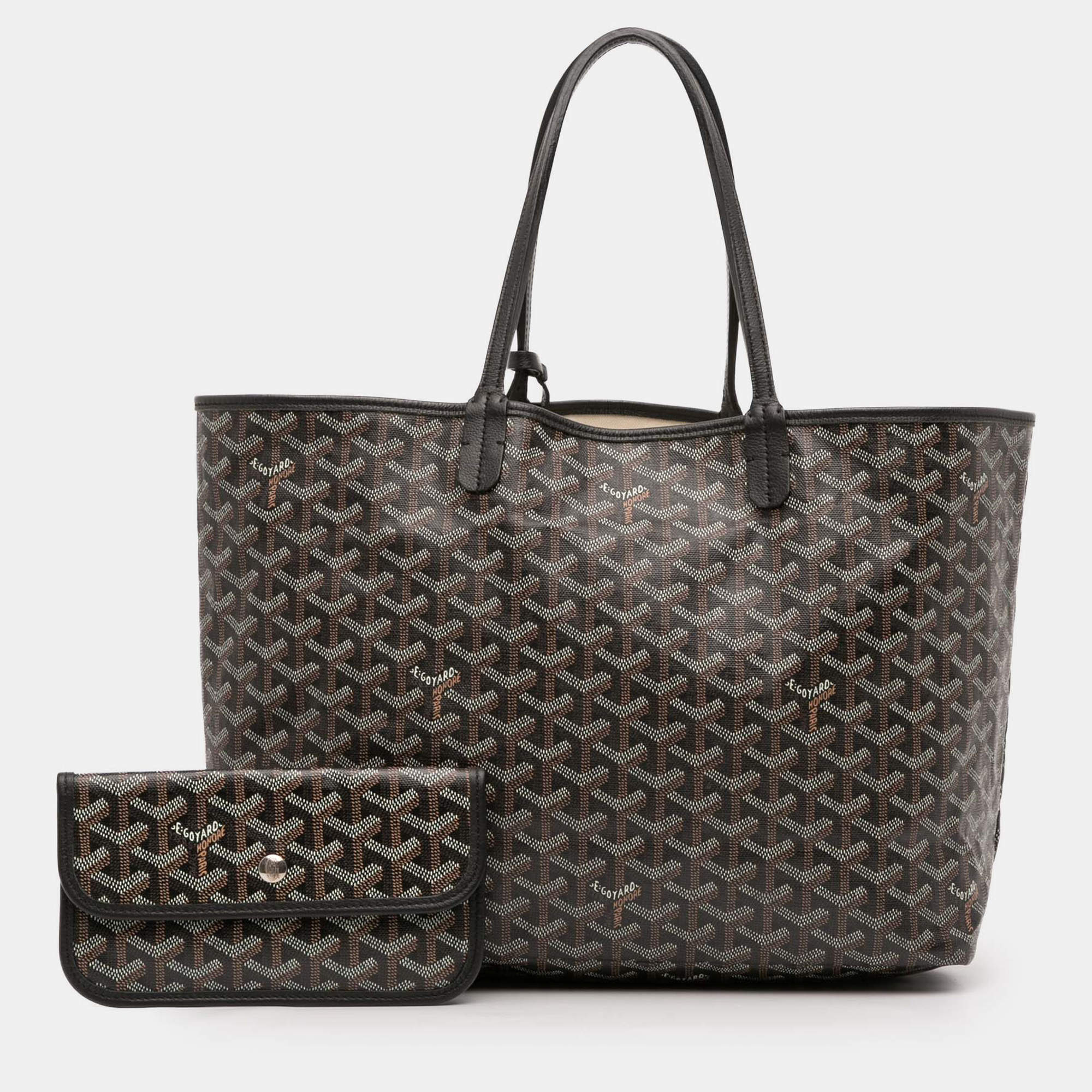 Goyard Black Goyardine Saint Louis PM Goyard | TLC