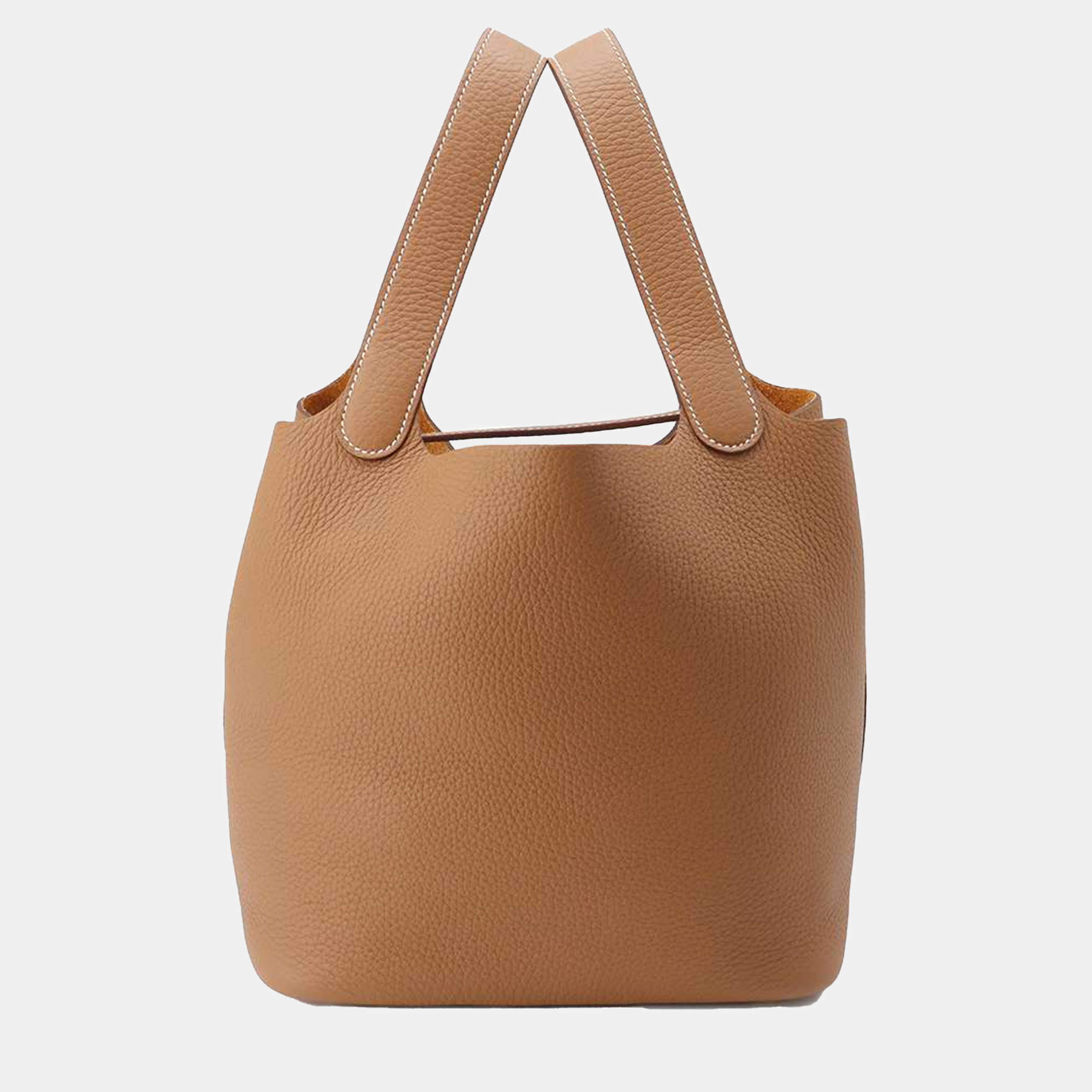 Hermes Gold Taurillon Clemence Picotin Lock 22 Handbag Hermes | The Luxury Closet