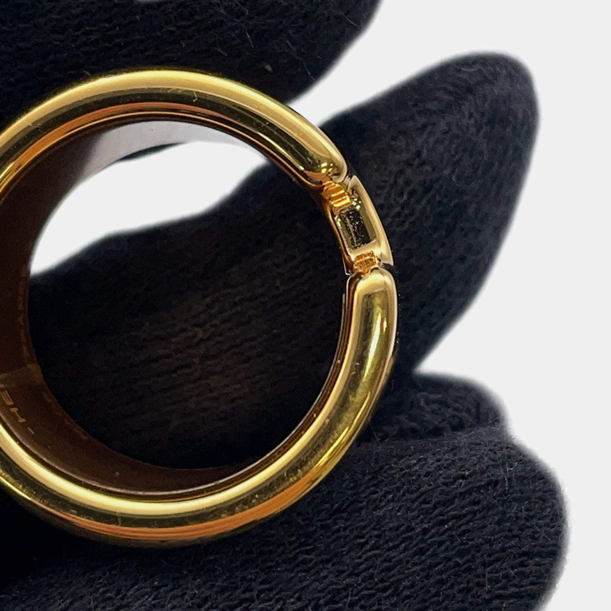 Hermes Orump Gold Epsom Metal Ring Size GM/S Hermes | TLC UAE