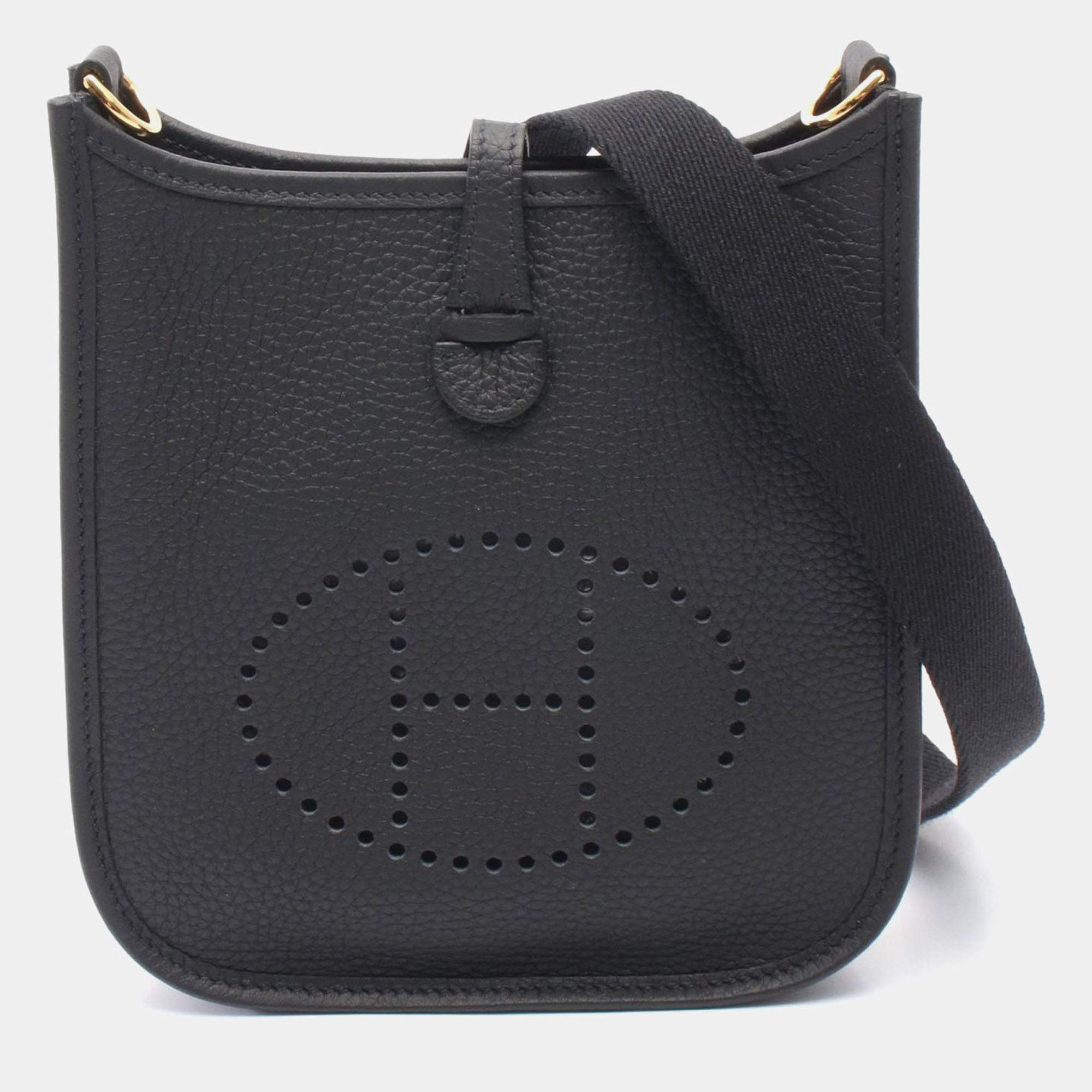 Hermes Evelyne TPM Black Taurillon Clemence Bag Hermes | The Luxury Closet