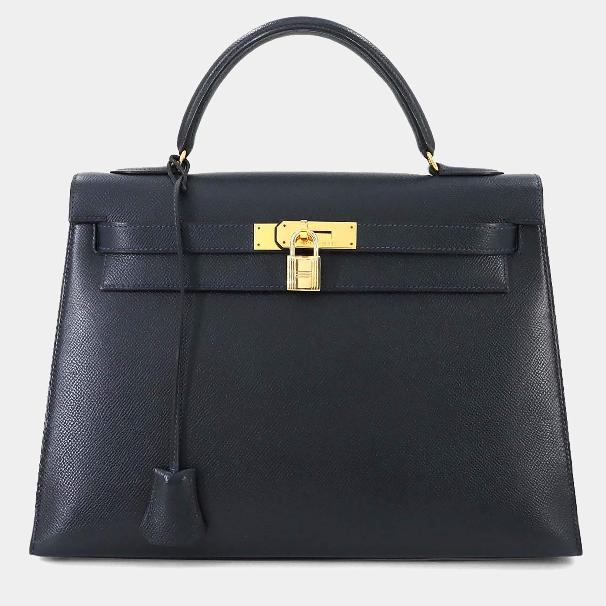 Hermes Kelly 32 Shoulder Bag Couchvel Epsom Blue Indigo Hermes | TLC US