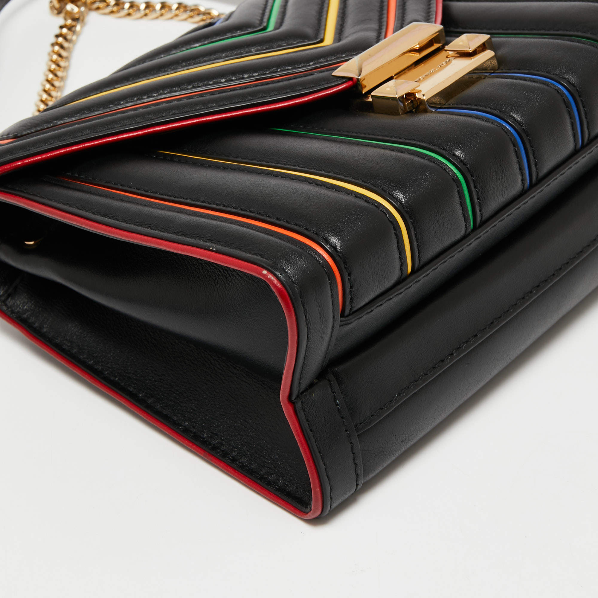 Michael kors black rainbow bag store