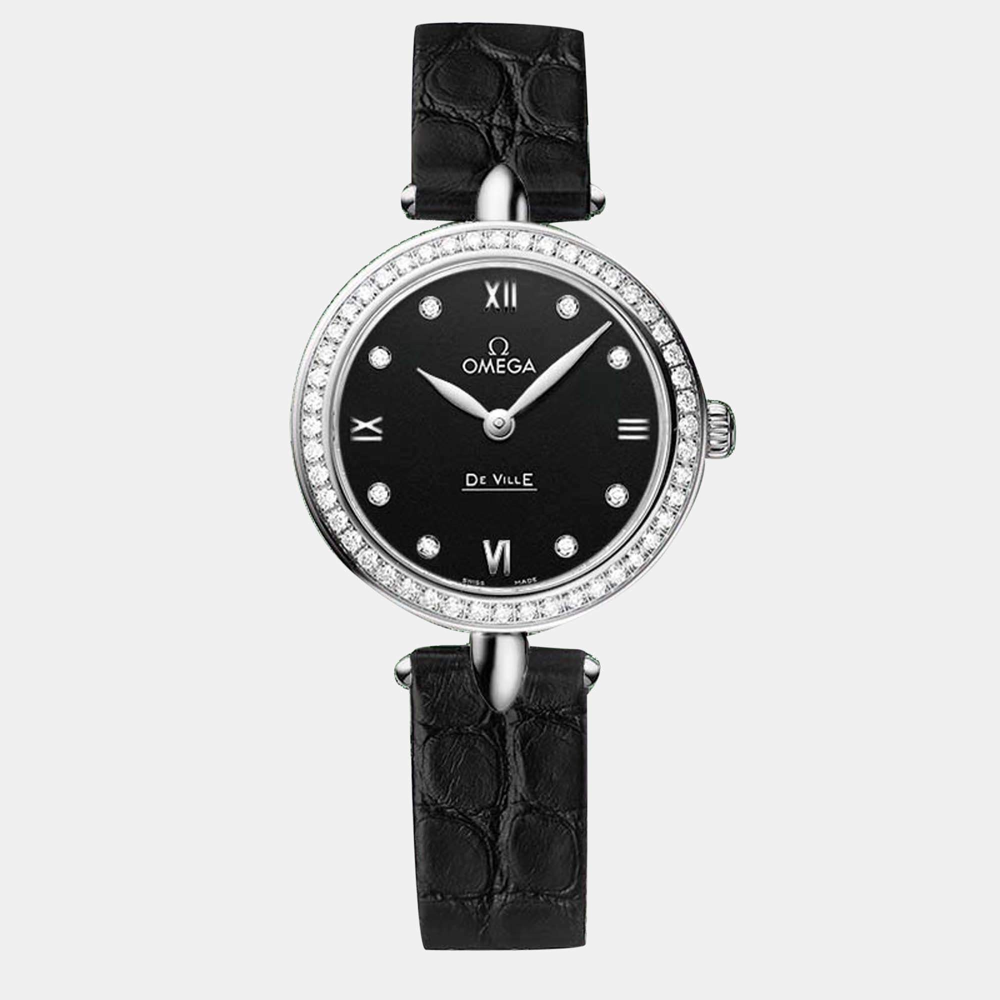Omega Watches Women Black