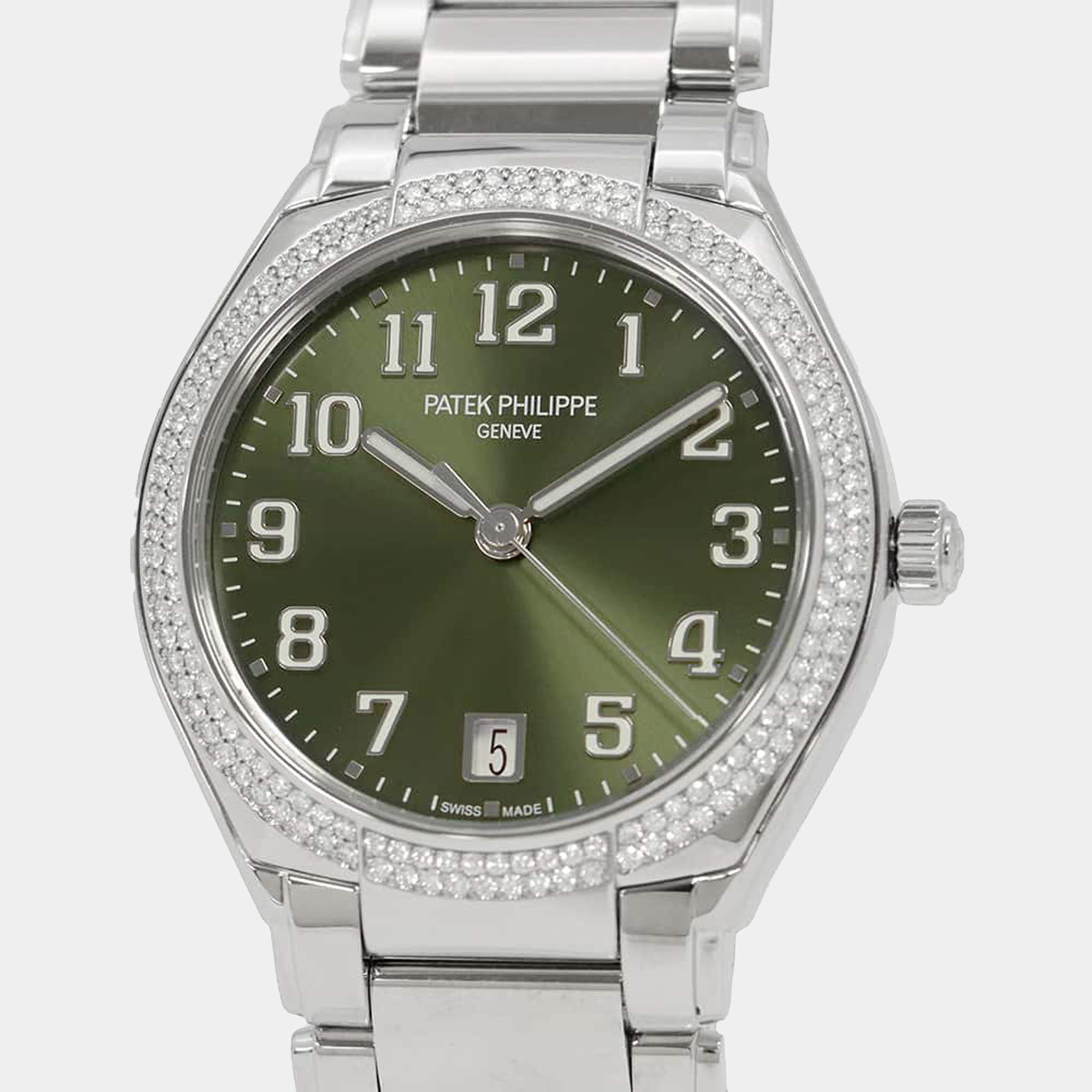 Patek Philippe Green Stainless Steel Twenty-4 7300/1200A-011 Automatic ...