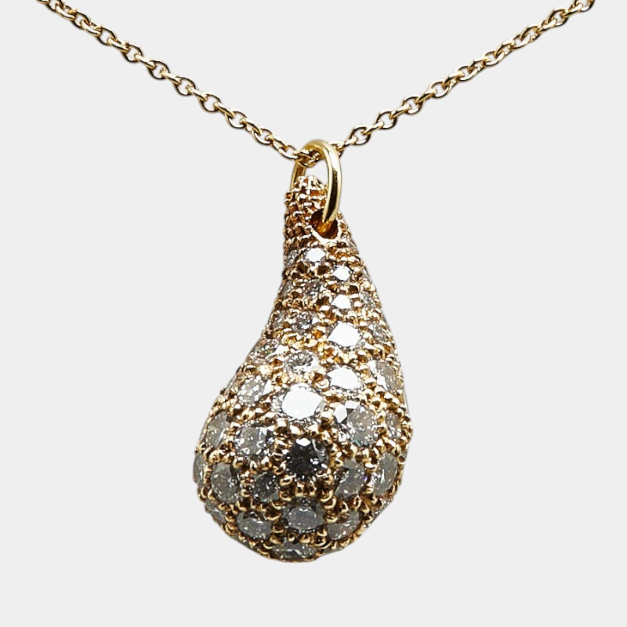 Tiffany teardrop diamond necklace store