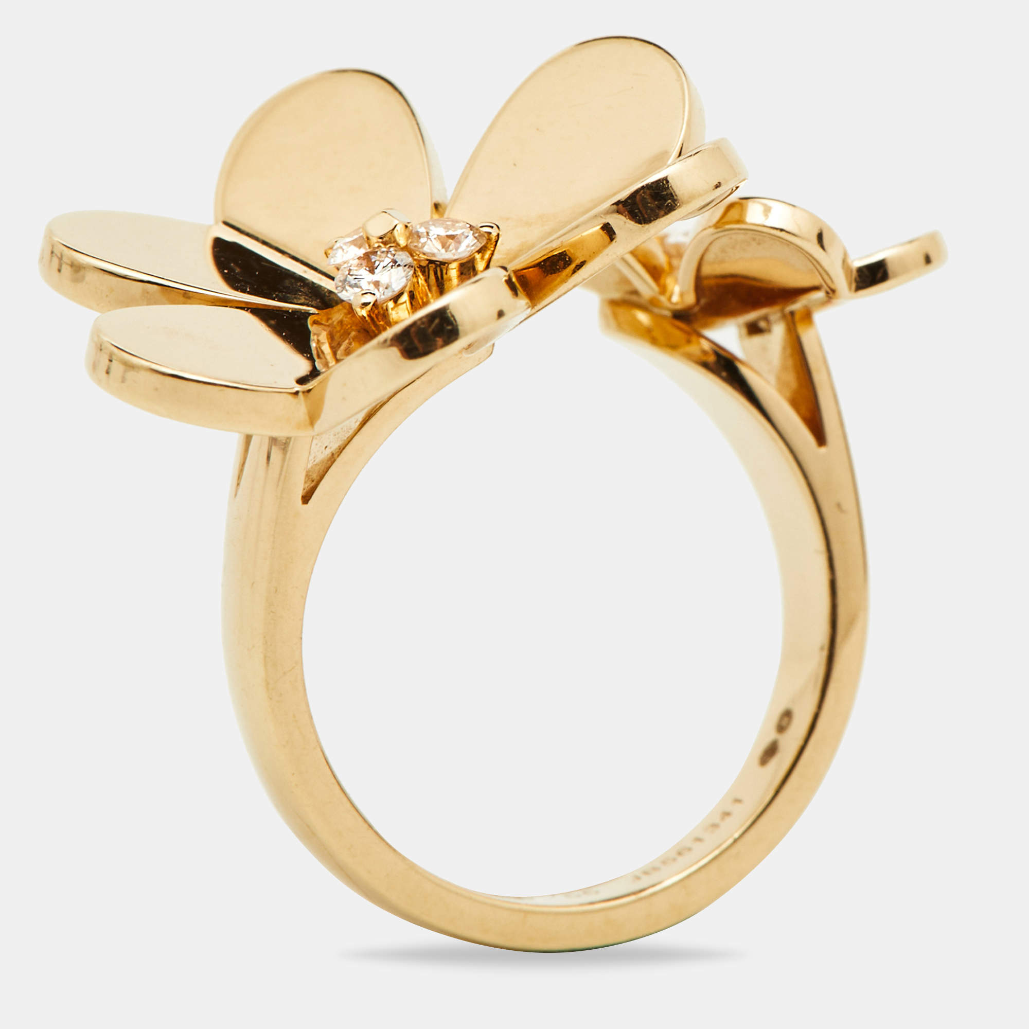 Van Cleef & Arpels Frivole Between the Finger Diamond 18K Yellow Gold ...