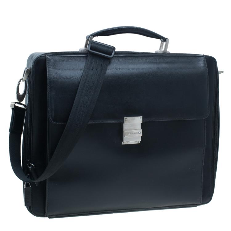 Montblanc Back Leather Meisterstuck Laptop Bag Montblanc | TLC